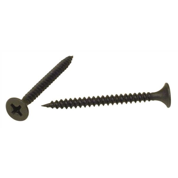 Wellsco #6 X 1-5/8" Black Coarse Drywall Screw, 1 Pound Box | HD Supply
