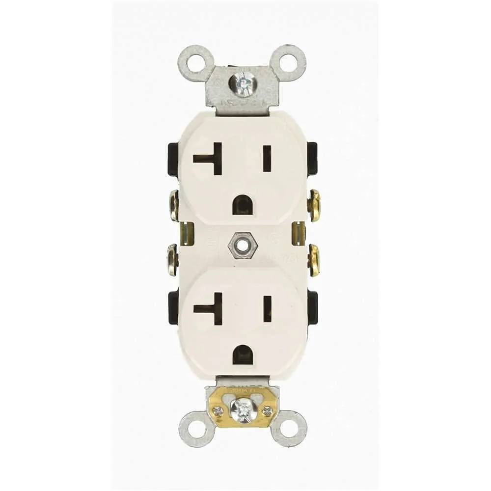 Leviton 20 Amp Smartlockpro Slim Tamper Resistant Gfci Outlet White ...