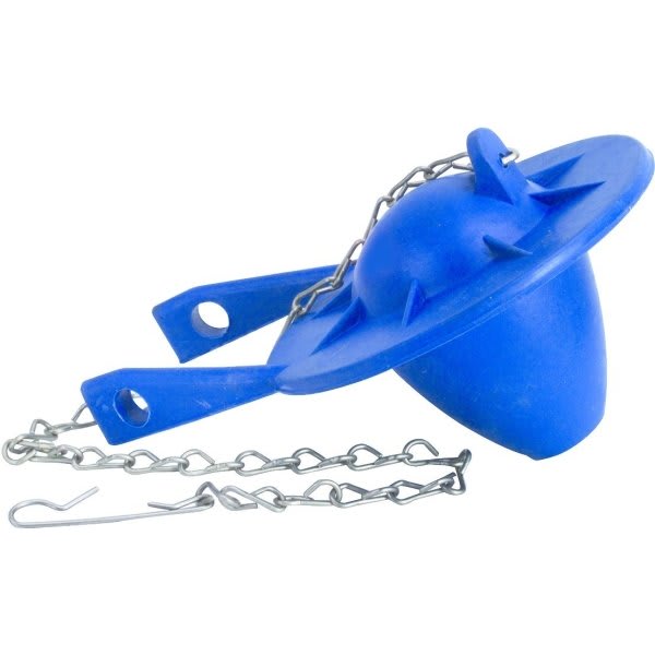 Maintenance Warehouse® Blue Flapper With Steel Chain - Package Of 6 ...