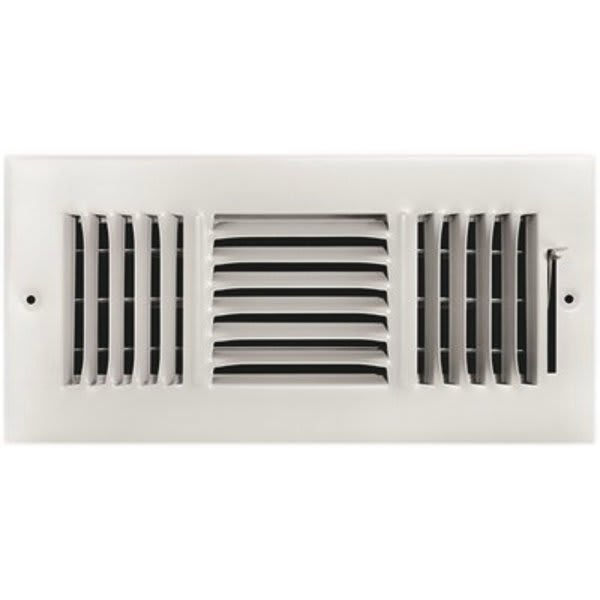 Truaire 8 In X 4 In 2-Way Steel Wall/ceiling Register | HD Supply