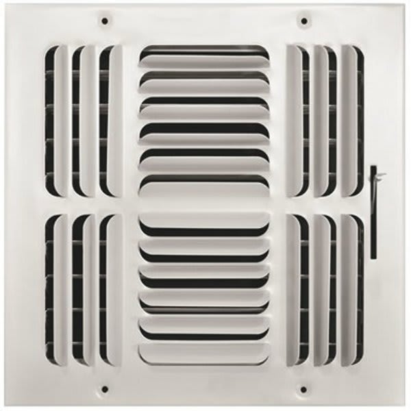 Truaire 10 In. X 10 In. 4-Way Plastic Wall/ceiling Register | HD Supply