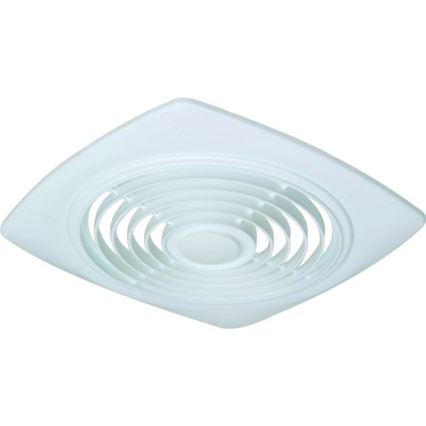 Broan Nutone® Plastic Exhaust Fan Grille, 10" Square, White | HD Supply