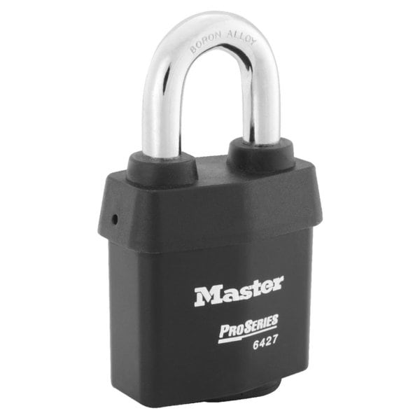 Master Lock Number 5 2-1/2 In L Steel Laminated Padlock Shackle Keyed ...