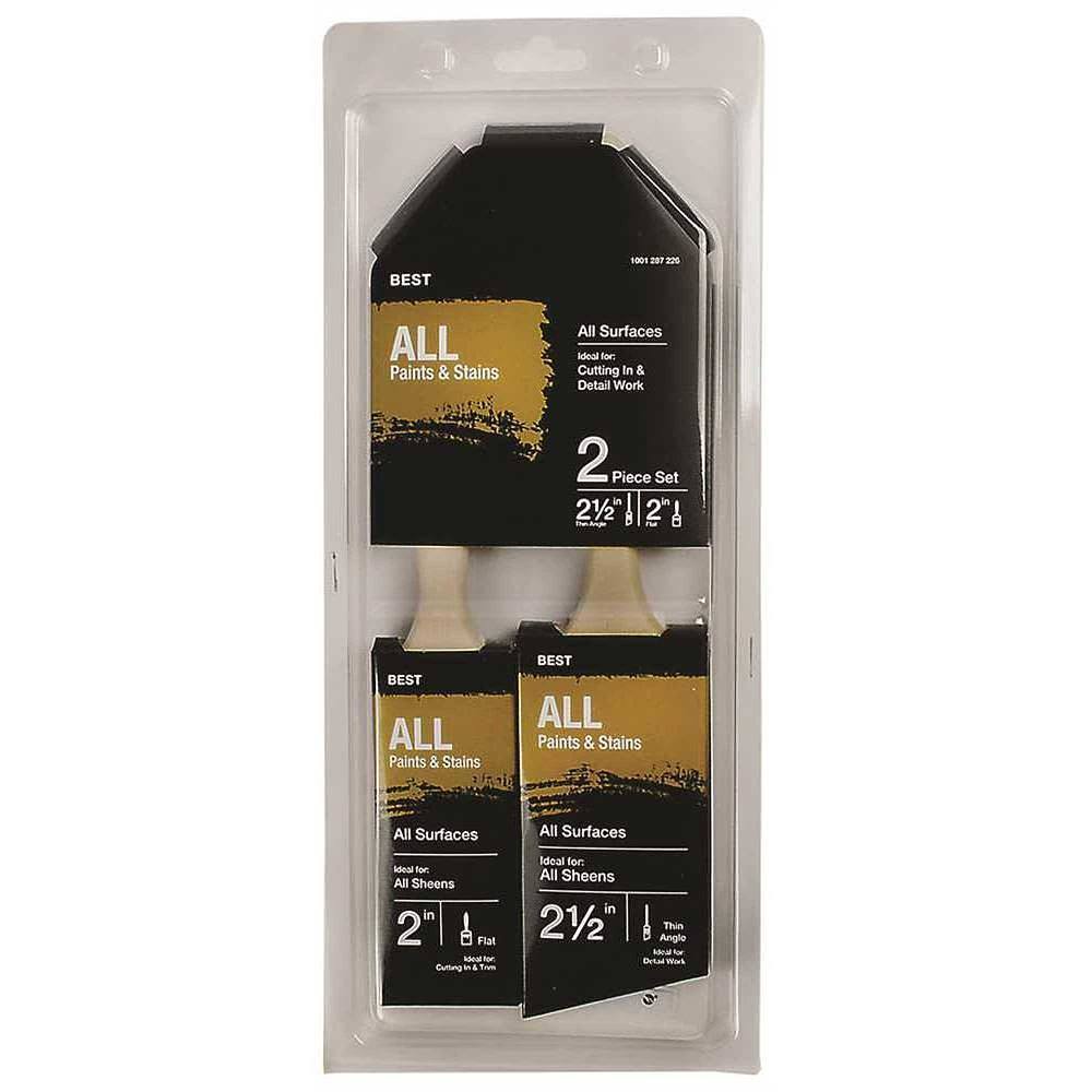 2 In. Flat Chip Brush Set Package Of 15 | HD Supply