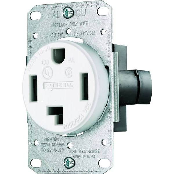 Hubbell Wiring 15-Amp Push Terminal Duplex Outlet, White | HD Supply
