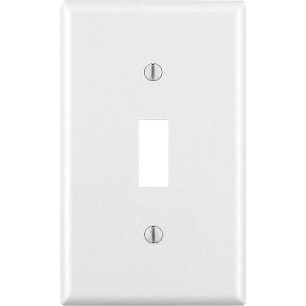 Leviton White 4-Gang Toggle Wall Plate | HD Supply