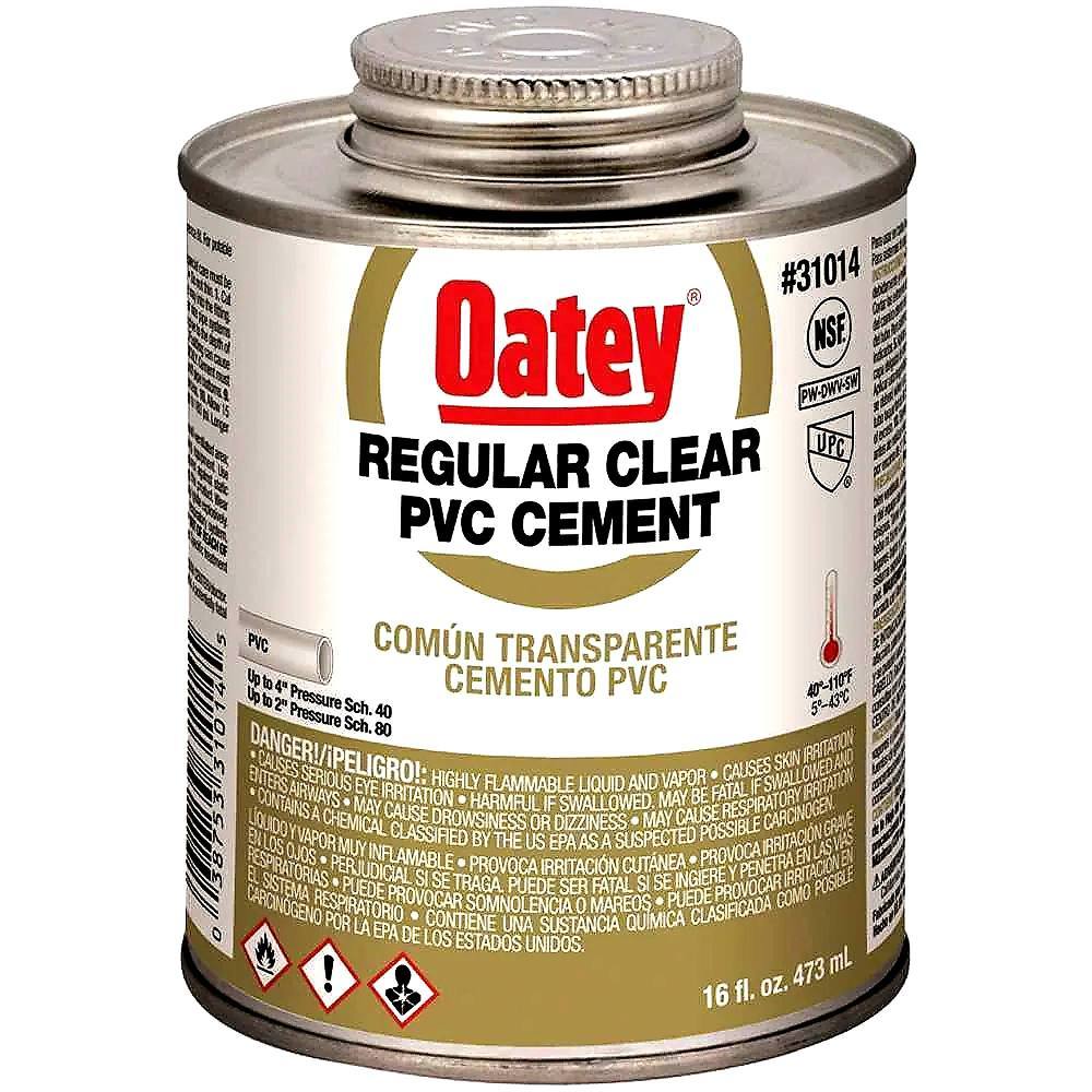 Oatey 8 Oz Heavy-Duty Clear Pvc Cement | HD Supply