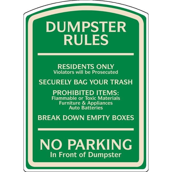 Stock Property Rules & Sanitation Signs | HD Supply