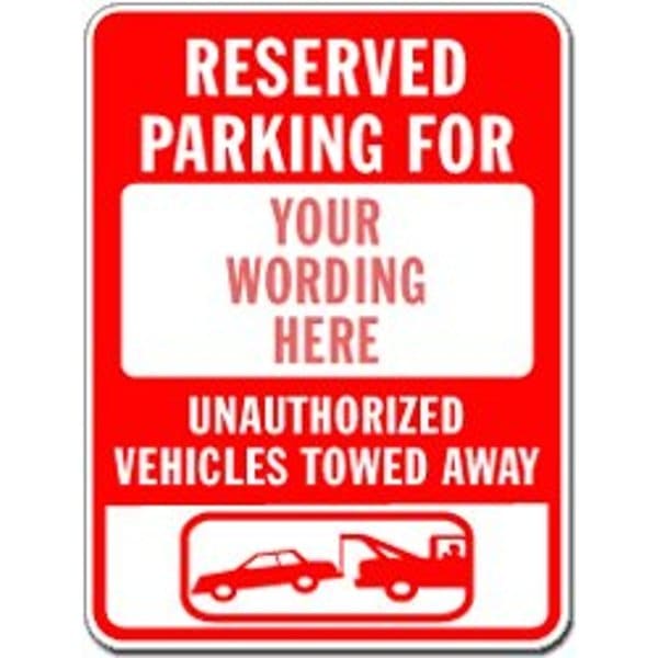 Semi-Custom Warning... Sign, Red Reflective, 18 X 24" | HD Supply