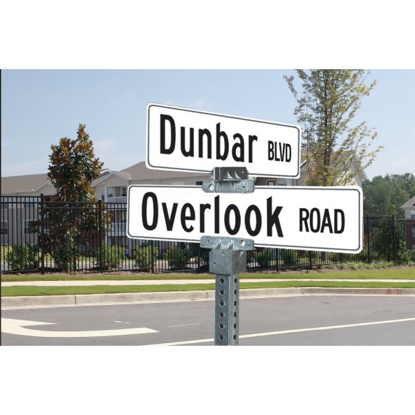 Round Pipe Post For Street Signs, 10' | HD Supply