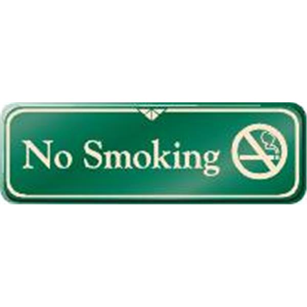 No Smoking in This Area Interior Sign, Green, 6 x 9 | HD Supply