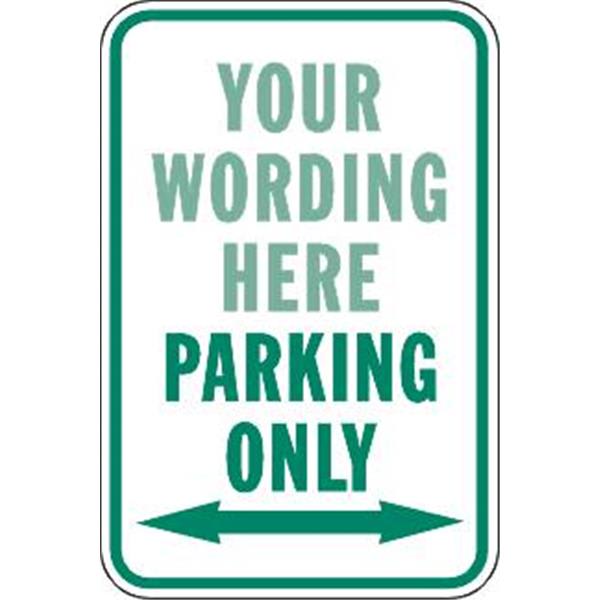 "Office Parking Only" Sign, Reflective, 12 x 18" | HD Supply