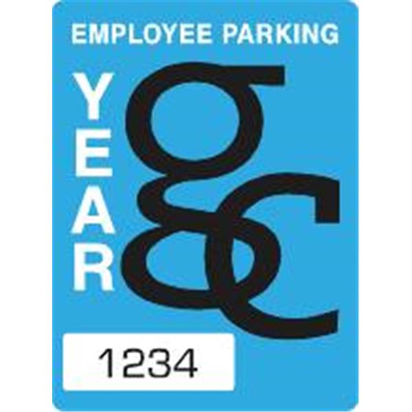 Custom Parking Permit Window Stickers, 2 Diameter Package Of 100 | HD ...