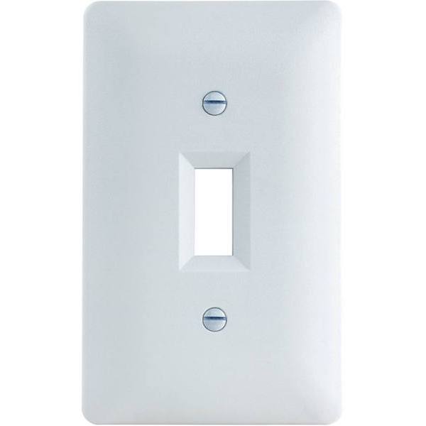 Titan3 1-Gang Duplex Plastic Wall Plate, White Textured Package Of 5 ...