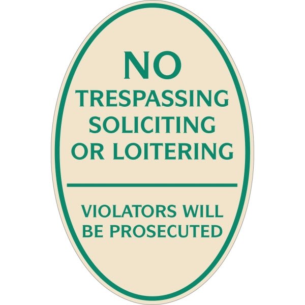 Dumpster Rules Designer Sign, Green on Ivory, Non-Reflective, 16 x 22 ...