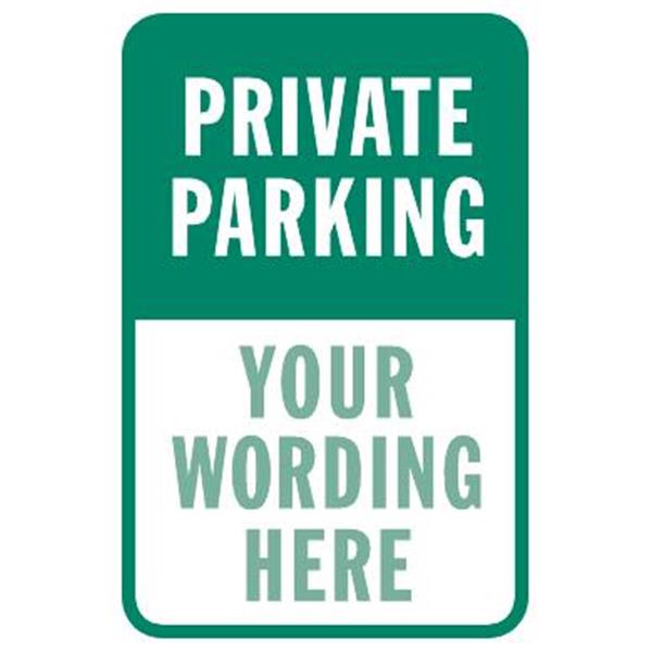 "Maintenance Vehicle Parking Only" Sign, Non-Reflective, 12 x 18" | HD ...