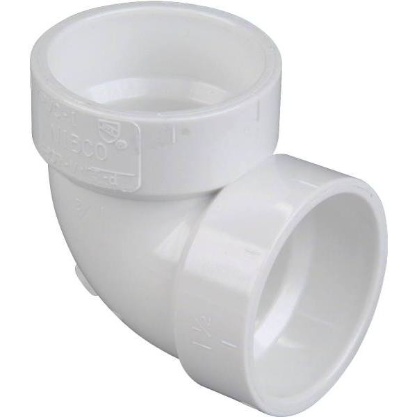 Nibco Pvc 90° Elbow Schedule 40 - 1-1/2" X 1-1/2" | HD Supply