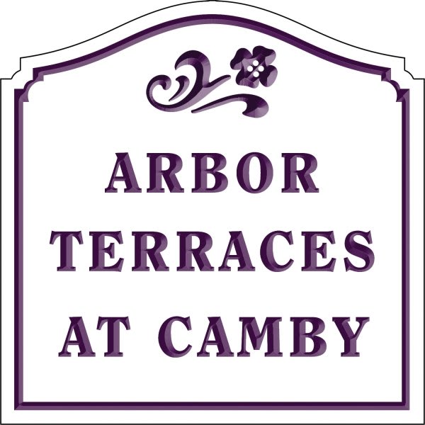 Custom Background Building Sign, Arch, Non-Reflective, 24 x 24 | HD Supply