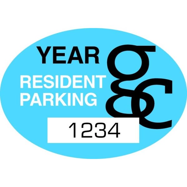 Custom Parking Permit Window Stickers, 3 x 3, Package of 100 | HD Supply