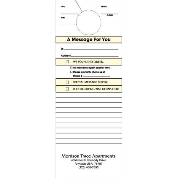 Maintenance Door Tags | HD Supply