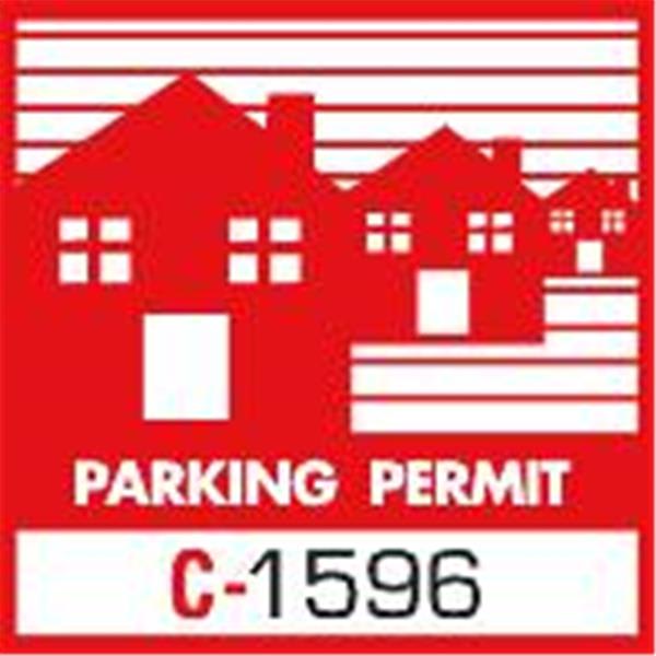 Plastic Parking Permit Tags, Orange, 2-1/2 x 3, Package of 100 | HD Supply
