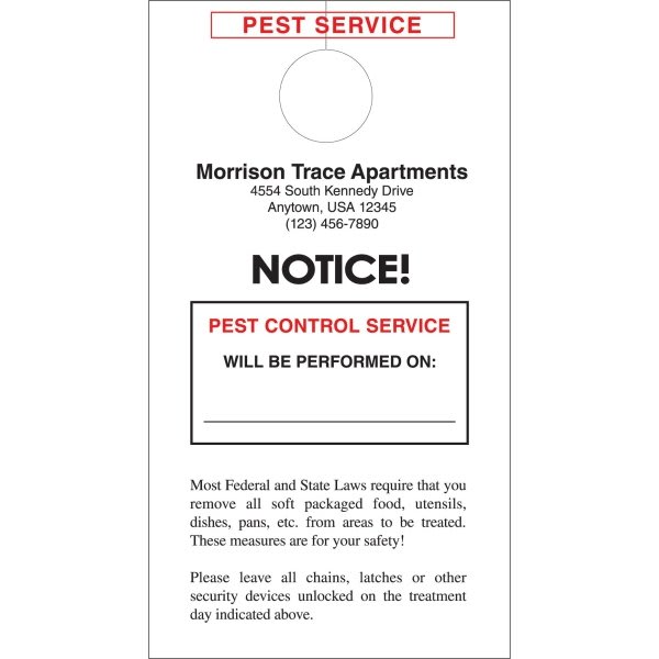 Maintenance Door Tags | HD Supply