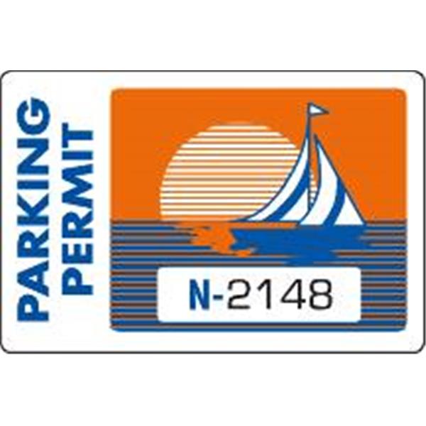 Custom Parking Permit Window Stickers, 3 x 3, Package of 100 | HD Supply