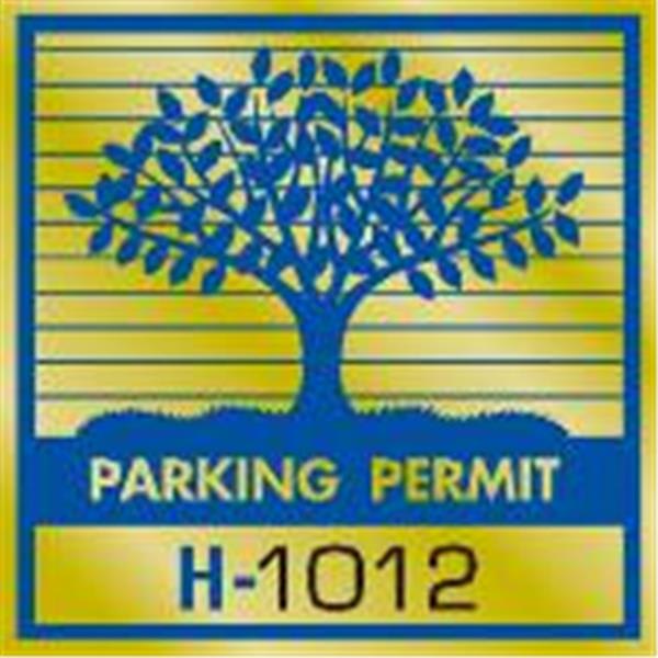 Custom Parking Permit Window Stickers, 3 x 3, Package of 100 | HD Supply