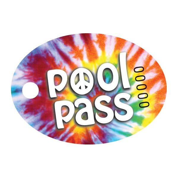 Pool Pass Tag, Green, 1-3/4 x 1-7/8, Package Of 100 | HD Supply