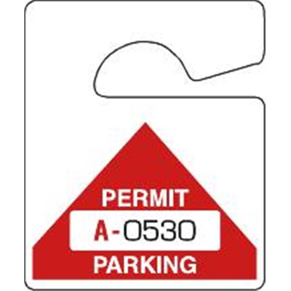 Temporary Parking Tags, Red, 2-3/4 x 3-3/4, Package of 100 | HD Supply