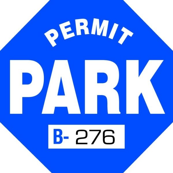Parking Permit Window Stickers, Blue, 3 x 2, Package of 100 | HD Supply