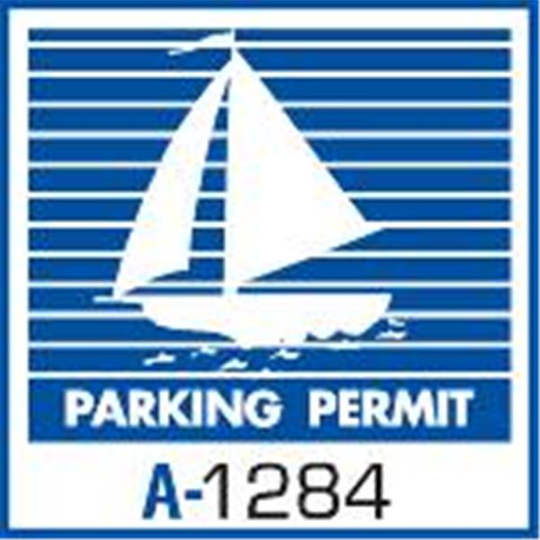 Parking Permit Static Cling Sticker, Green Tree, 2-1/4 Diameter ...