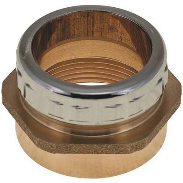 Brass Tubular Rough Brass Trap Adapter 1-1/2" Male | HD Supply