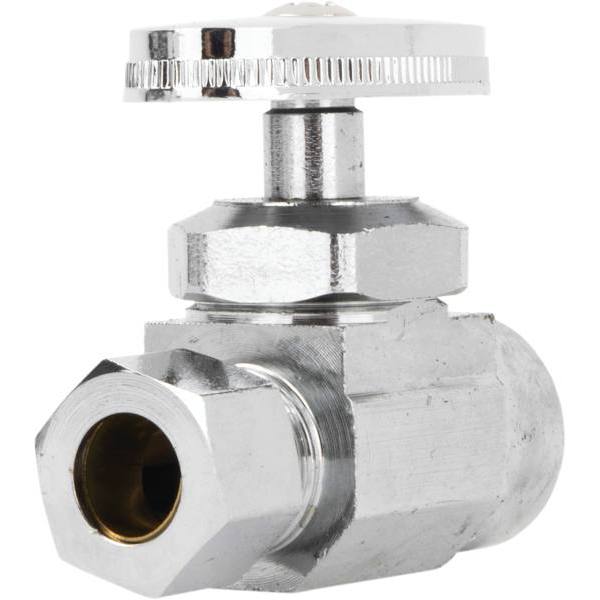 Homewerks 1/2 Fip Inlet X 3/8 Od Comp X 3/8" Od Comp Multi-Turn Valve ...