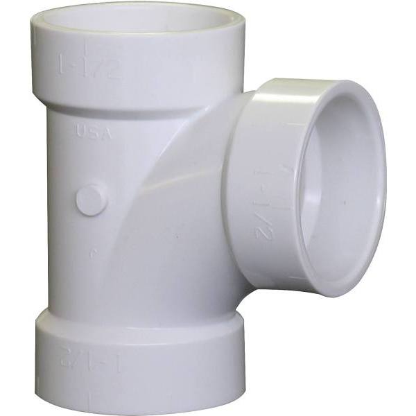 Nibco 2" X 2" X 1-1/2" Pvc Dwv All-Hub Reducing Sanitary Tee Fttng | HD ...