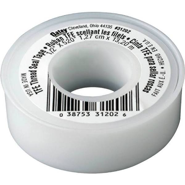 Black Swan® Ptfe Tape, 1/2 X 260", Use On Threaded Connections, Package ...