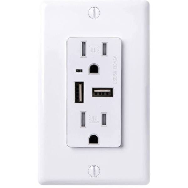 Faith Gfci Receptacle Duplex Tamper Resistant Outlet Package Of 10 | HD ...
