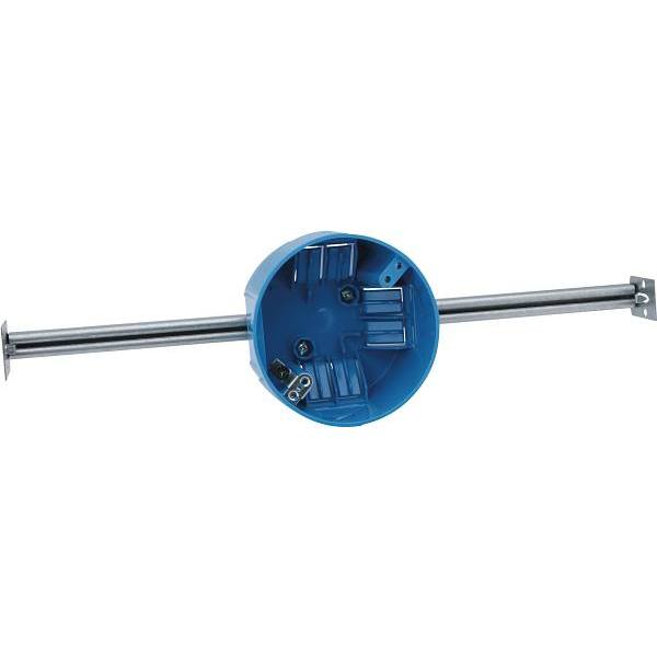 Carlon 2-Gang 34 Cu Ft Adjustable Pvc Electrical Box With Side Clamp ...