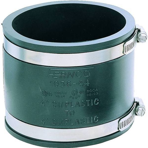 Fernco 2 In. X 1-1/2 In. Flexible Pvc Clamp Reducer Coupling | HD Supply