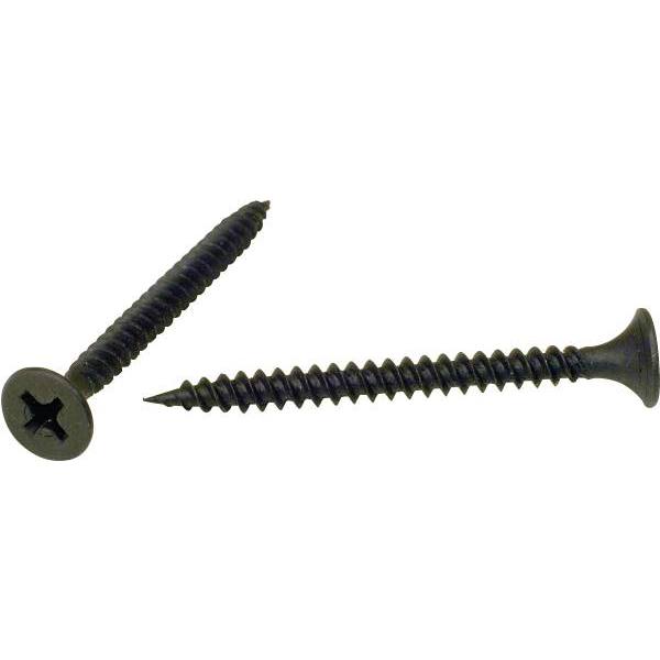 Wellsco #6 X 1-5/8" Black Coarse Drywall Screw, 1 Pound Box | HD Supply