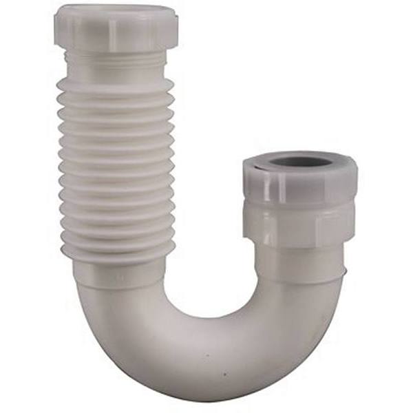 1-1/2" White Plastic P-Trap | HD Supply