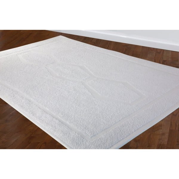 Choice Hotels Enduraweave™ Bath Mat, 20x30, 10 Lbs/dozen, White, Case ...