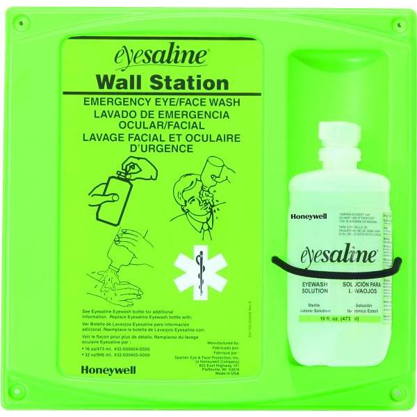 Honeywell Eyesaline Stream II Eyewash Station Refill, 180 Oz Bottle ...