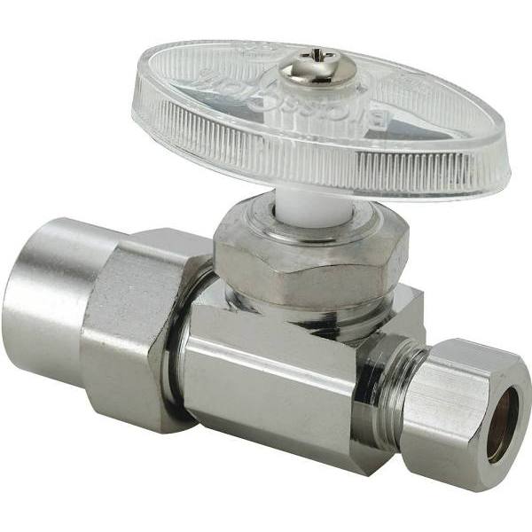 Brasscraft 1/2 In Fip Inlet X 3/8 In Od Comp Multi-Turn Angle Valve | HD Supply