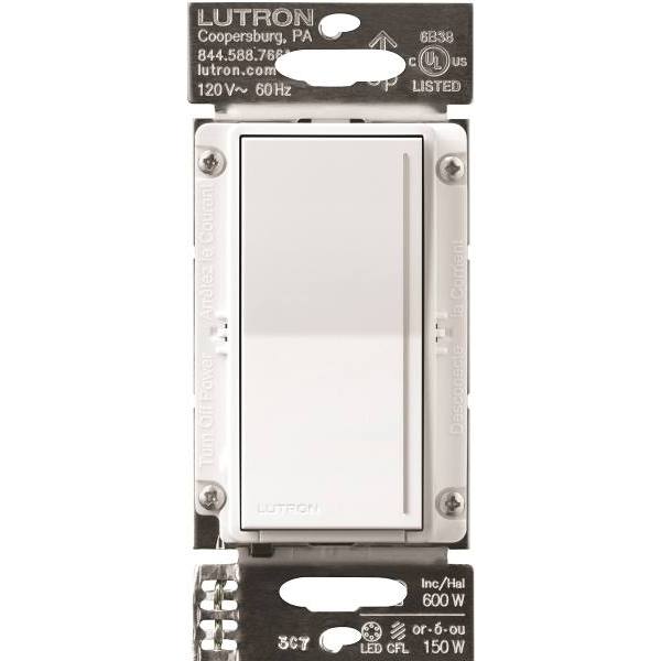 Lutron Diva Led+ Dimmer Switch For Dimmable Bulbs, Single Pole Or 3 Way ...