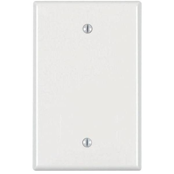 Leviton 1-Gang Phone/cable Box Mount Wall Plate White | HD Supply