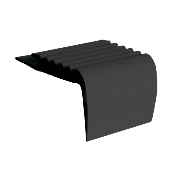 ROPPE 12FT Profile #206 Series Black Vinyl Nosing | HD Supply