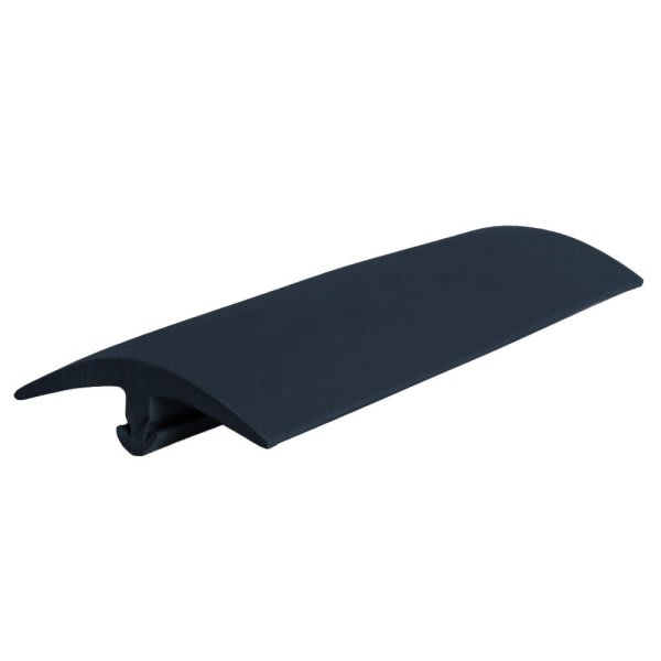 ROPPE 12FT Profile #177 Series Black Brown Vinyl Joiner | HD Supply