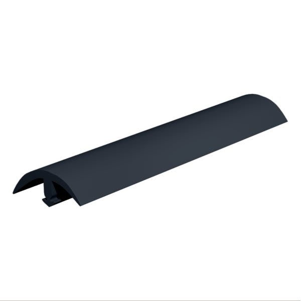 ROPPE 9 FT Profile #38 Series Dark Gray Rubber Edging | HD Supply