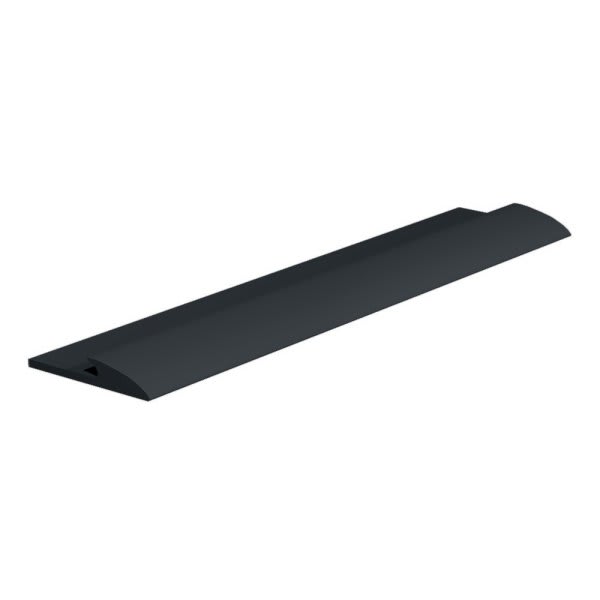 ROPPE 12FT Profile #177 Series Dark Gray Vinyl Joiner | HD Supply